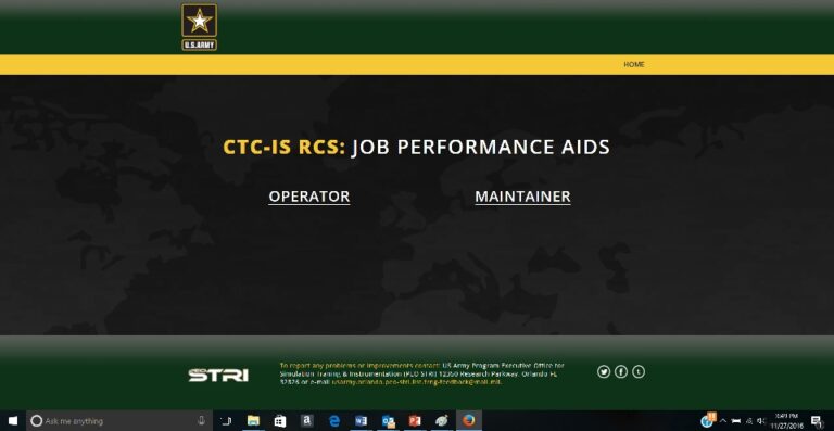 Past Performance – Cyber Training Technologies